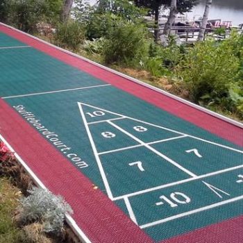 Planet Shuffleboard - Compact indoor/outdoor shuffleboard court