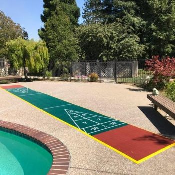 Planet Shuffleboard - Compact indoor/outdoor shuffleboard court