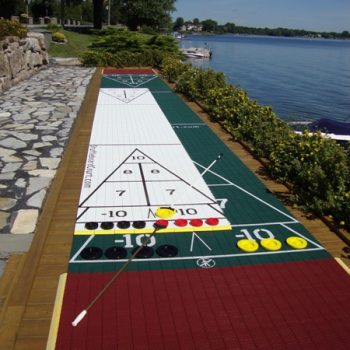 Planet Shuffleboard - Compact indoor/outdoor shuffleboard court